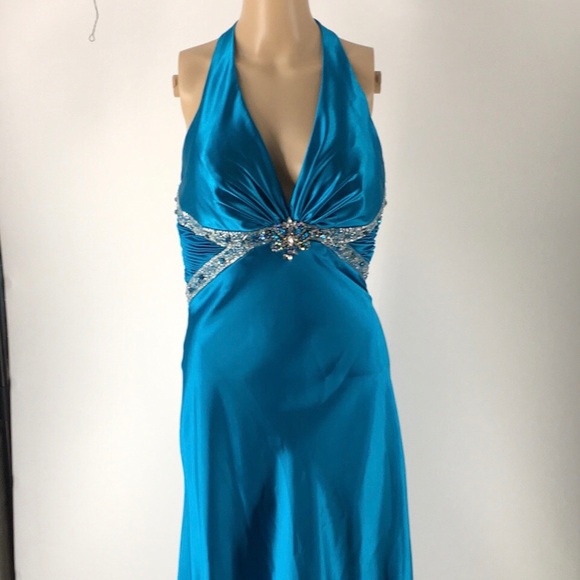 Cache | Dresses | Cache Jewel Embellished Prom Dress Wp7 | Poshmark